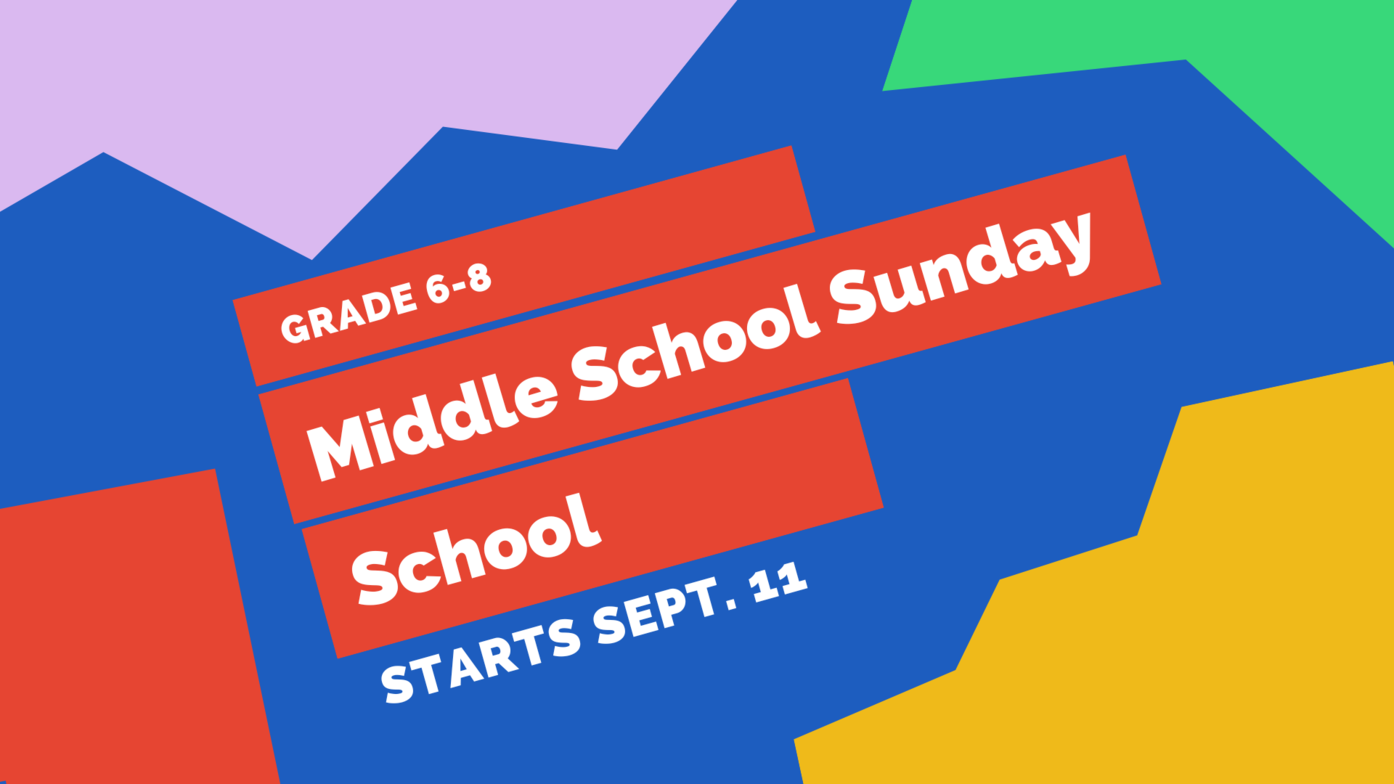 Grade 6-8 Middle School Sunday school | Mission Creek Alliance Church